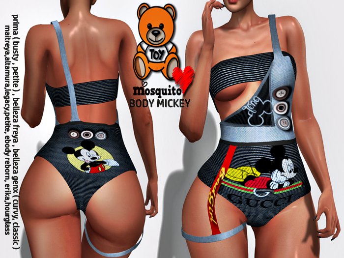 Second Life Marketplace Mosquito Body Mickey Body Mesh